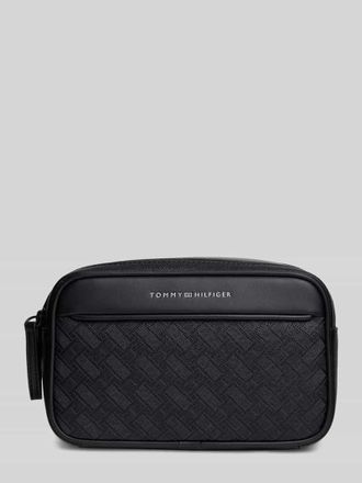 Tommy Hilfiger Kulturbeutel/ Kosmetiktasche mit Logo-Schriftzug Modell MODERN MONOGRAM WASHBAG