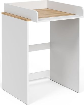Vicco Waschmaschinenschrank Viktor, Weiß/Artisan, 68 x 88.2 cm 2 Teile mit Wickelauflage