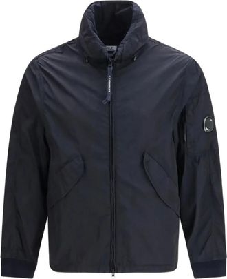 C.P. Company C.p. Company, Homme, Vestes, Bleu, Taille: S Chrome-R Lens Jacket