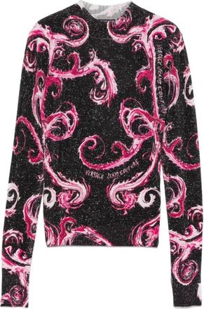Versace Jeans Couture Femme, Pulls, Multicolore, Taille: 42 FR Maille ras du cou