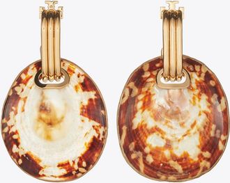 Tory Burch Damen Runway Shell Drop Earrings