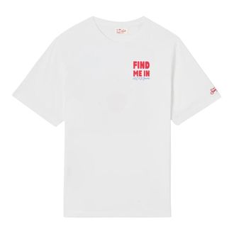 MC2 Saint Barth Homme, Tops, Blanc, Taille: S T-Shirt Delmar Oversize