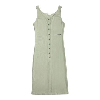 Hinnominate Hinnominate, Femme, Robes, Vert, Taille: 36 FR Long Jersey Dress