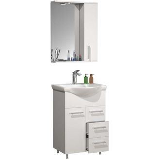 ebuy24 3-tlg. Waschplatz Waschtisch Lisalo L