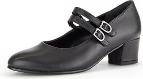 Gabor Escarpins à lanières pour femme, chaussures à talons pour femme, Noir 57., 37.5 EU