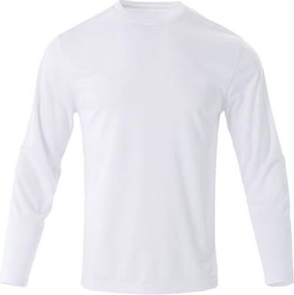 Generic T-shirt basique à séchage rapide pour homme 2025 décontracté ample couleur unie chemisier à manches longues pour extérieur, gym, sport, vie quotidienn