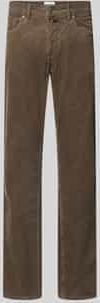 Pierre Cardin Straight Fit Cordhose aus elastischem Baumwoll-Mix Modell Laval