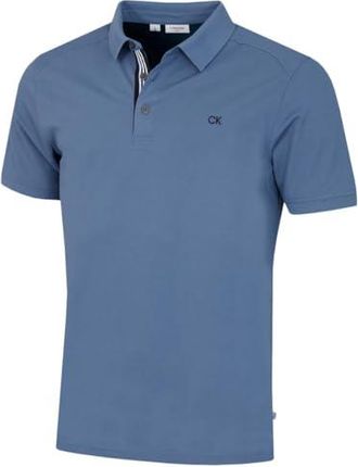 Calvin Klein Polo de Golf Campus Sport pour Homme - Un Jean Bleu Sport - XXXXL