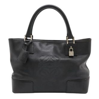 Loewe Pre-owned Amazona Leder Handtasche - - Pre-owned - Damen - Schwarzk - ONE SIZE