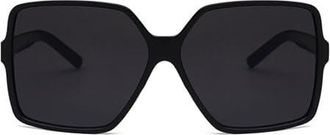 Generic Lunettes De Soleil Carrées À Grande Monture For Hommes, For Lextérieur, Les Vacances, Le Sport Et Femmes(Black)