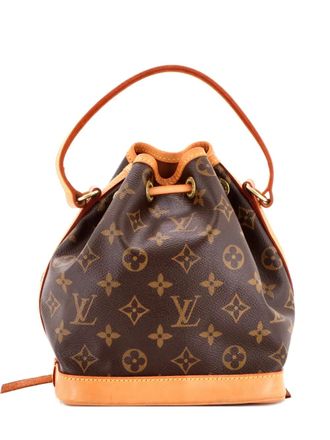 Louis Vuitton Gro&szlig;e Noe Beuteltasche aus Canvas mit Monogramm - Braun