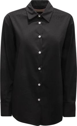 Relish Femme, Blouses et Chemises, Noir, Taille: 40 FR Camicia Jeans Asterias