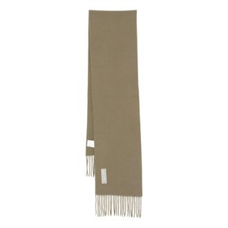 Our Legacy Doppelwolle Olivgr&uuml;ner Estate Schal - - Accessories - Herren - Gr&uuml;n - ONE SIZE