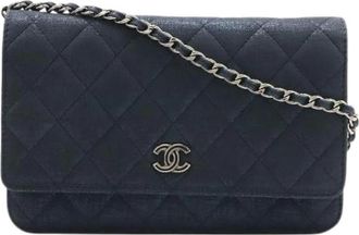 Chanel Sac bandouli&egrave;re vintage Pre-owned - Femme - Pre-owned - Bleu - Taille: ONE Size