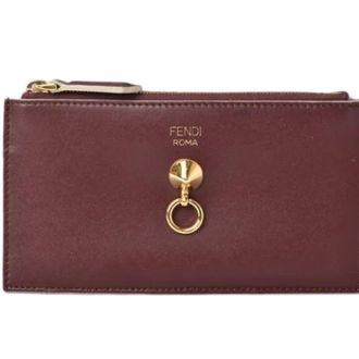 Fendi Pre-owned Leder Portemonnaies - - Pre-owned - Damen - Braun - ONE SIZE