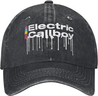 Generic Casquette dHomme, Callboy &eacute;lectrique Casquette d&eacute;contract&eacute;e Chasse &agrave; la Casquette de Baseball Camping Chapeaux Hip hop Cadeau d&eacute;t&eacute; f&eacute;minin Masculin y2