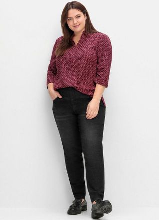 Sheego Klassische Bluse Tunika 3/4-Arm