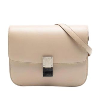 Celine Sac Bandouli&egrave;re Classique Pre-owned - Femme - Pre-owned - Beige - Taille: ONE Size
