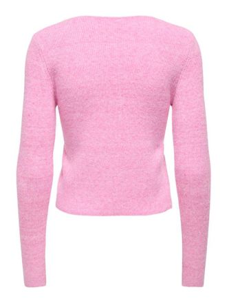 Only Kurzjacke 2026 4_PREFALL rosa,Casual,Polyester,Meliert,V-Ausschnitt,Langarm,Regular Fit