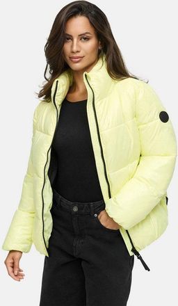 Marikoo Winterjacke Hazalee mit leicht gl&auml;zendem Obermaterial und hohem Kragen