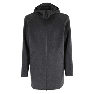 Aspesi Super Doppel Wolljacke - - Coats - Herren - Grau - 2XL