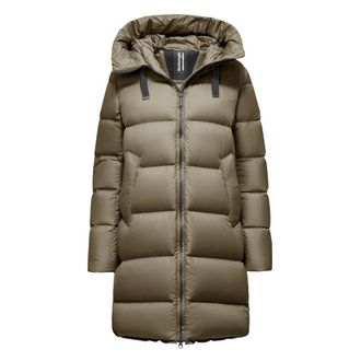 Bomboogie Femme, Vestes, Brun, Taille: 42 FR Geneva Jacket - Longue veste imperm&eacute;able en duvet