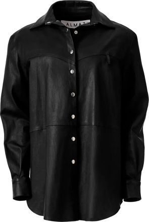 Almaz chemise &agrave; empi&egrave;cements - Noir
