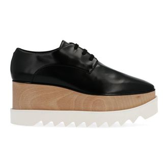 Stella McCartney Elyse Lace-up Wedge - - Shoes - Damen - Schwarzk - 38 EU
