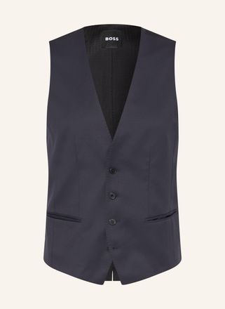 HUGO BOSS Anzugweste Huge Slim Fit blau