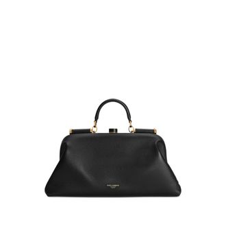 Dolce & Gabbana Large Grandma Handbag In Plong&eacute; Nappa Leather