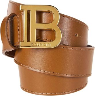 Balmain unisex, Accessoires, Brun, Taille: XL Cintura Logo Oro
