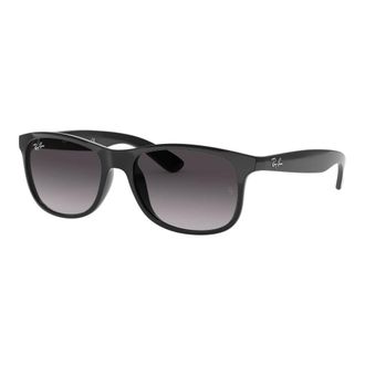 Ray-Ban unisex, Accessoires, Noir, Taille: 55 MM Lunettes de soleil noires/grises Andy RB 4202
