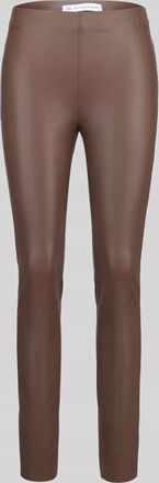 Raffaello Rossi Slim Fit Kunstlederhose aus Viskose-Mix Modell RESA