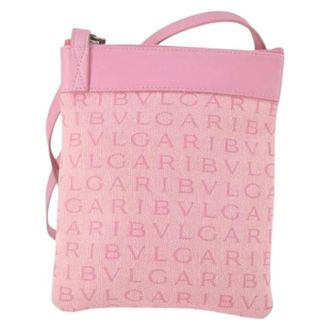 Bulgari Sac bandouli&egrave;re en toile Pre-owned - Femme - Pre-owned - Rose - Taille: ONE Size