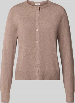 s.Oliver Red Label Regular Fit Strickjacke aus Viskose-Mix