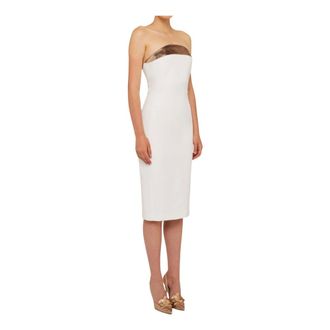 Genny Femme, Robes, Blanc, Taille: 34 FR Robes