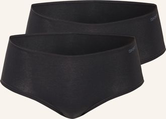 Skiny Skiny 2er-Pack Panties Skiny Advantage Cotton Stretch schwarz