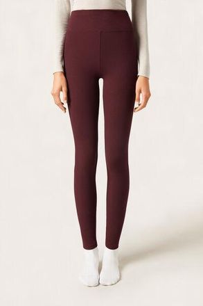 Calzedonia Leggings Mit Kaschmir Bordeaux