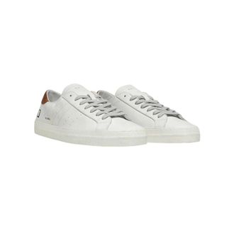 D.A.T.E. D.a.t.e., Homme, Chaussures, Blanc, Taille: 40 EU Baskets en cuir blanc avec logo