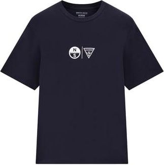 Guess T-shirt imprim&eacute; en coton m&eacute;lang&eacute;