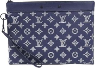 Louis Vuitton unisex, Pre-owned, Bleu, Taille: ONE Size Pochette Vintage Pre-owned