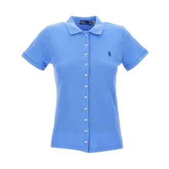 Polo Ralph Lauren Femme, Blouses et Chemises, Bleu, Taille: 38 FR Polo T-shirt