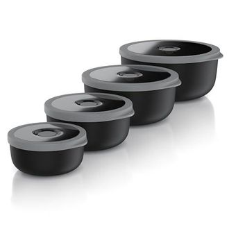 Arendo Arendo - Lot de 4 bo&icirc;tes de conservation avec couvercle - Saladier - Bol m&eacute;langeur - Set de bols en diff&eacute;rentes tailles - Convient pour un usage alime