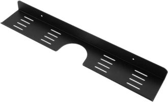 Aboofan Wandmontierter Wasserhahn aufbewahrungsregal Schwarz Aluminiumlegierung Badezimmer Wandregal mit Gro&szlig;er Tragf&auml;higkeit und Einfacher Installation f&uuml;r K