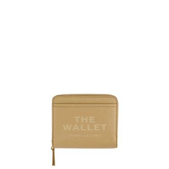 Marc Jacobs unisex, Accessoires, Brun, Taille: ONE Size Portefeuille Mini Compact en Cuir