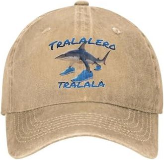 Generic Casquette de Baseball Homme, Casquette Italienne Brainrot Casquette Retro d&eacute;tenu&eacute;e en Coton &agrave; Boutons Snapback Casquettes Outdoor pour Hommes Bonnets 