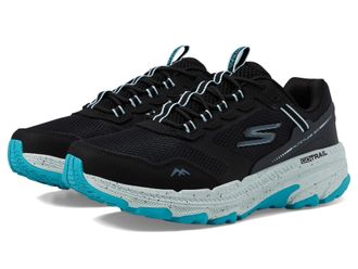 Skechers Altitude Damen Traillaufschuhe GO Run Trail H&Ouml;HE 2.0 Ravine, Black Leather/Aqua Trim, 36.5 EU
