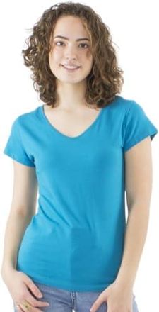 Coline Tee Shirt Basique Manches Courtes - Couleur : Emeraude - Taille : XL