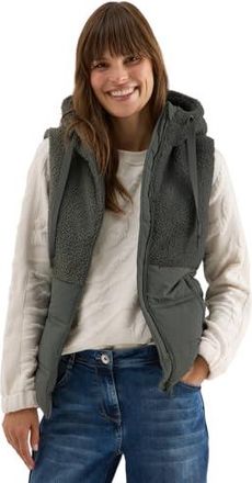 Cecil 2200555 Gilet avec Structure Mixte, Olive Pastel, XXL Femmes