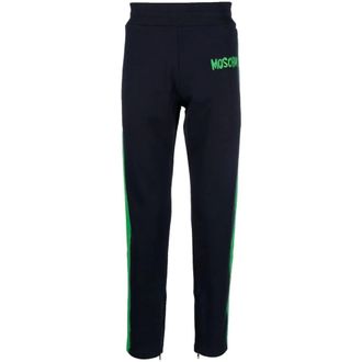 Moschino Blaue Baumwoll-Casual-Sport-Hose - - Trousers - Herren - Blau - M